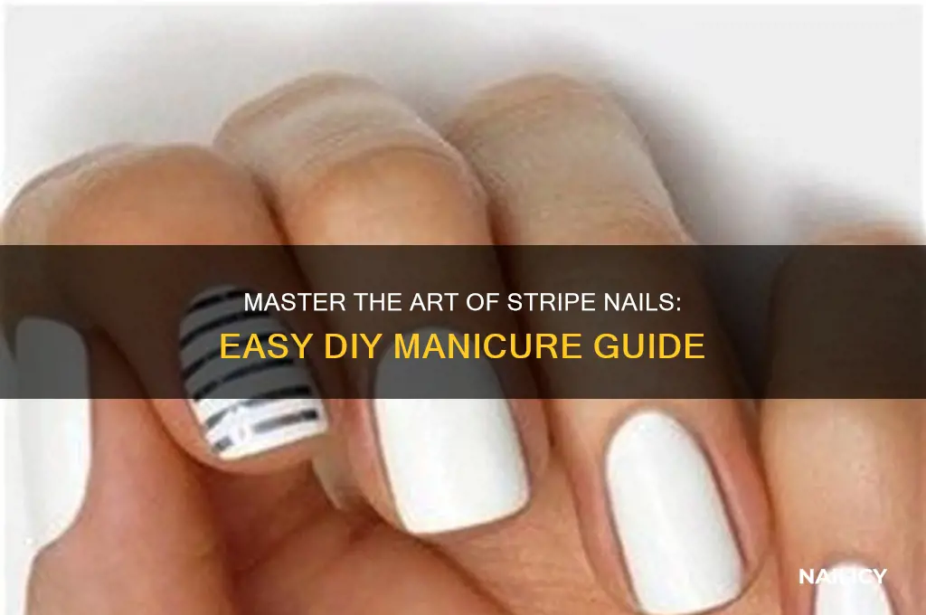 Master The Art Of Stripe Nails: Easy Diy Manicure Guide | Nailicy