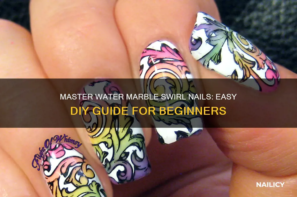 Master Water Marble Swirl Nails: Easy Diy Guide For Beginners | Nailicy