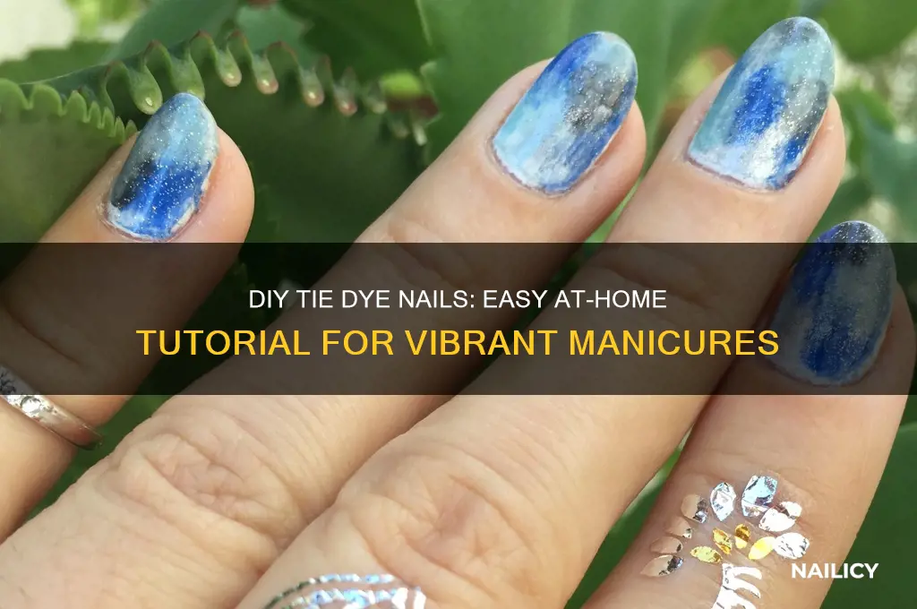 Diy Tie Dye Nails: Easy At-Home Tutorial For Vibrant Manicures | Nailicy