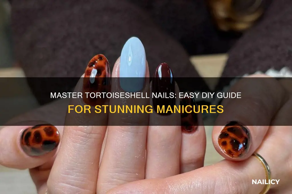 Master Tortoiseshell Nails: Easy Diy Guide For Stunning Manicures | Nailicy