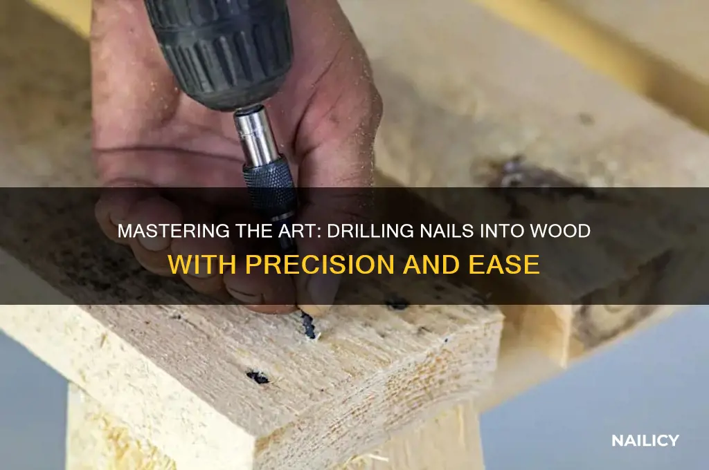 Mastering The Art: Drilling Nails Into Wood With Precision And Ease ...