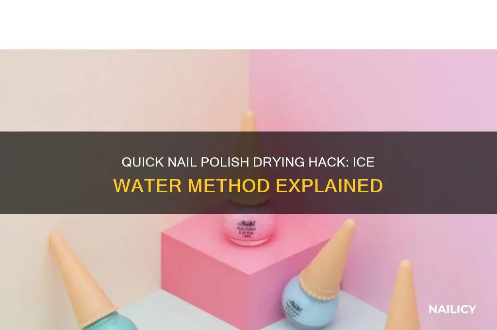 Quick Nail Polish Drying Hack: Ice Water Method Explained | Nailicy