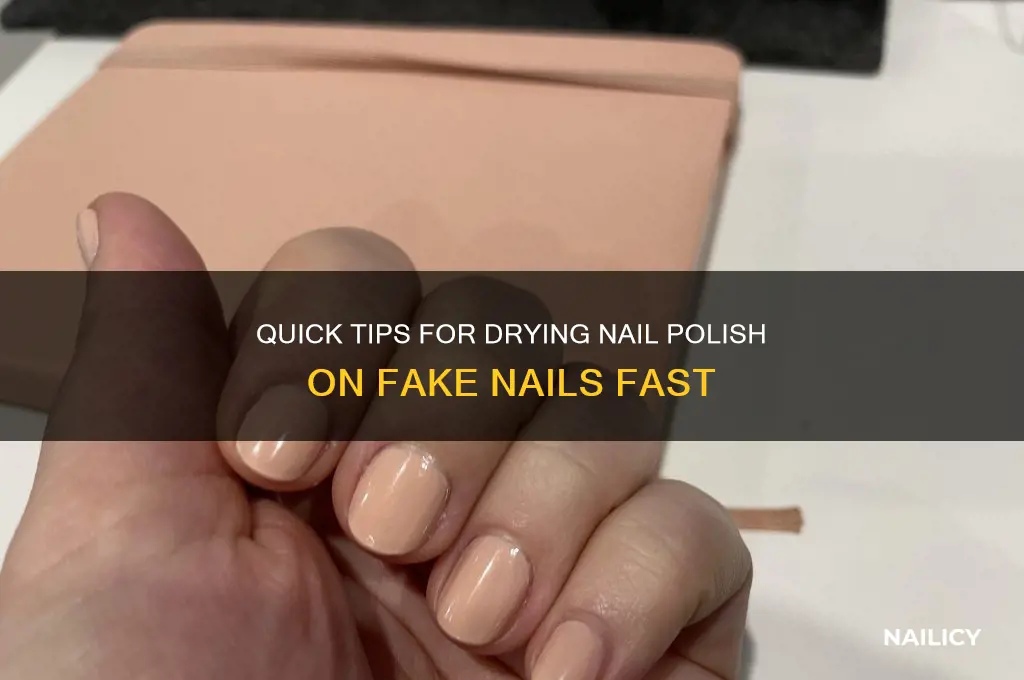 Quick Tips For Drying Nail Polish On Fake Nails Fast | Nailicy