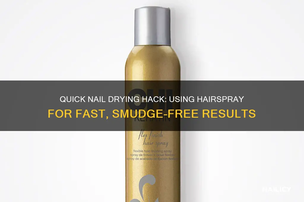 Quick Nail Drying Hack: Using Hairspray For Fast, Smudge-Free Results ...
