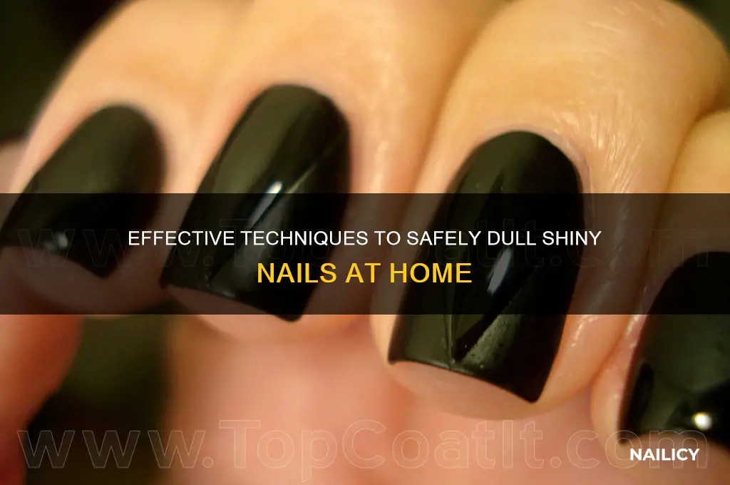 Effective Techniques To Safely Dull Shiny Nails At Home | Nailicy