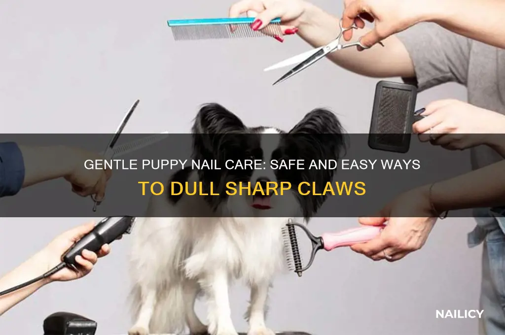 Gentle Puppy Nail Care: Safe And Easy Ways To Dull Sharp Claws | Nailicy