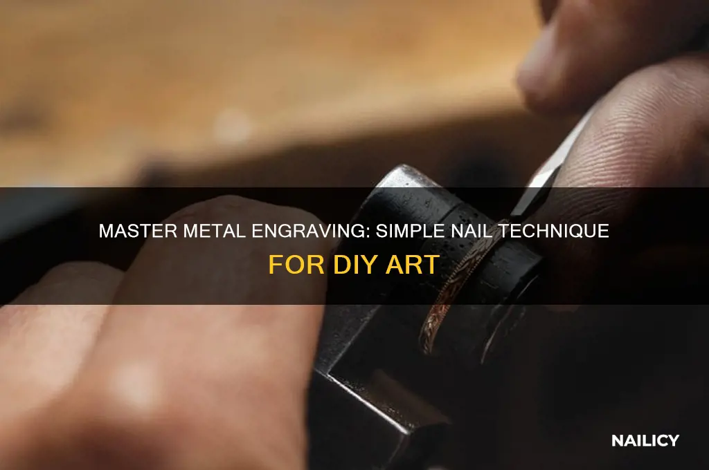 Master Metal Engraving: Simple Nail Technique For Diy Art | Nailicy