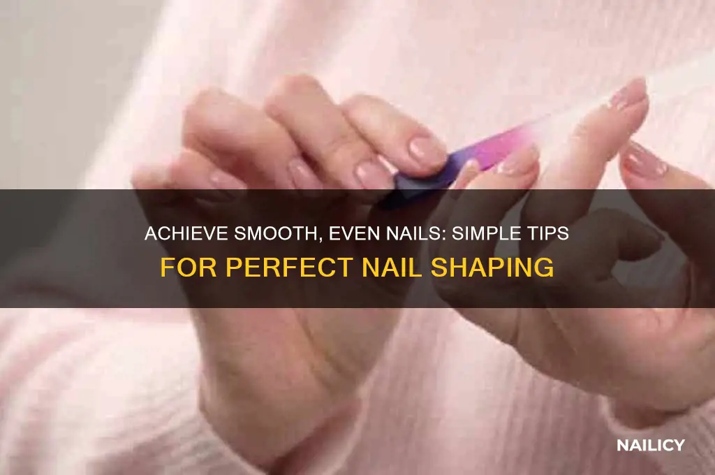 Achieve Smooth, Even Nails: Simple Tips For Perfect Nail Shaping | Nailicy