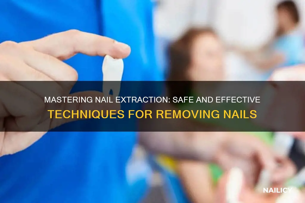 Mastering Nail Extraction: Safe And Effective Techniques For Removing ...