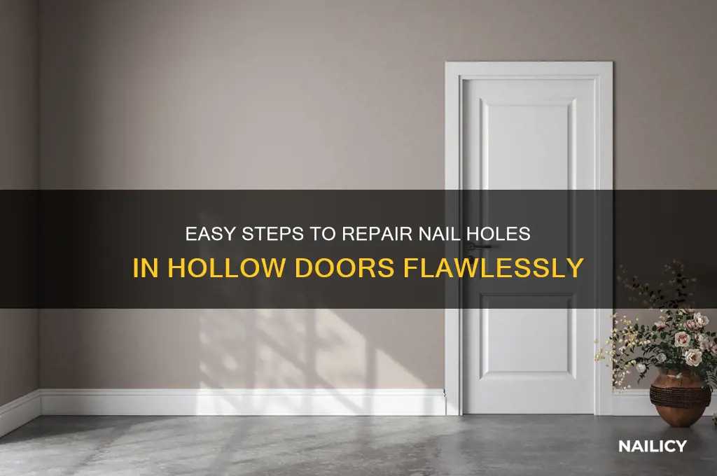 Easy Steps To Repair Nail Holes In Hollow Doors Flawlessly | Nailicy