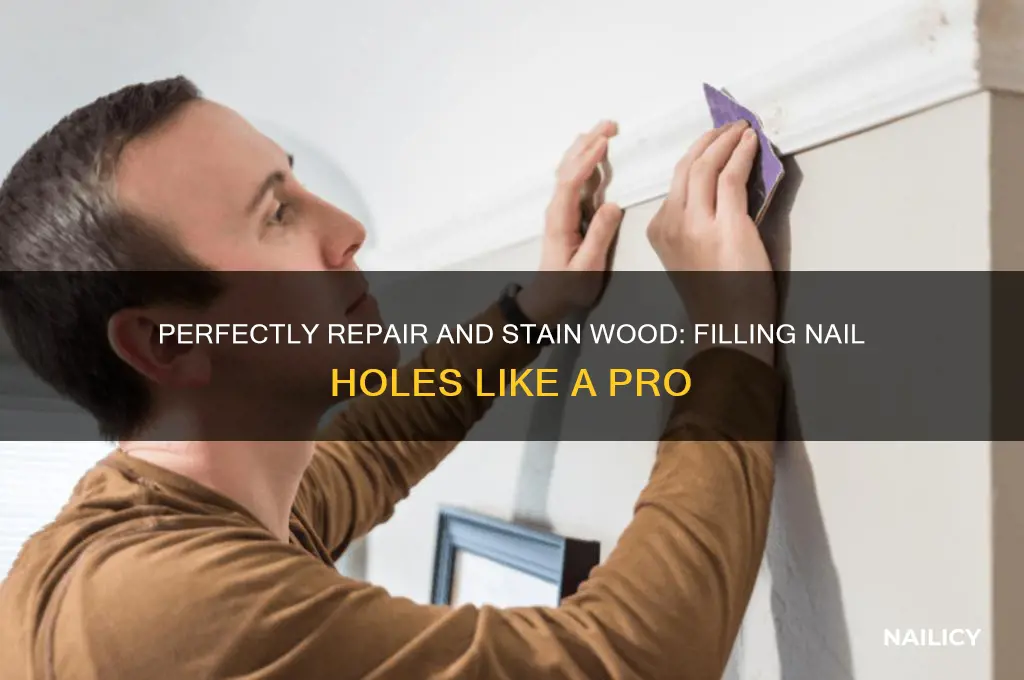 Perfectly Repair And Stain Wood: Filling Nail Holes Like A Pro | Nailicy