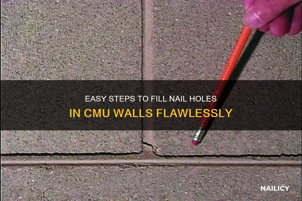 Easy Steps To Fill Nail Holes In Cmu Walls Flawlessly | Nailicy