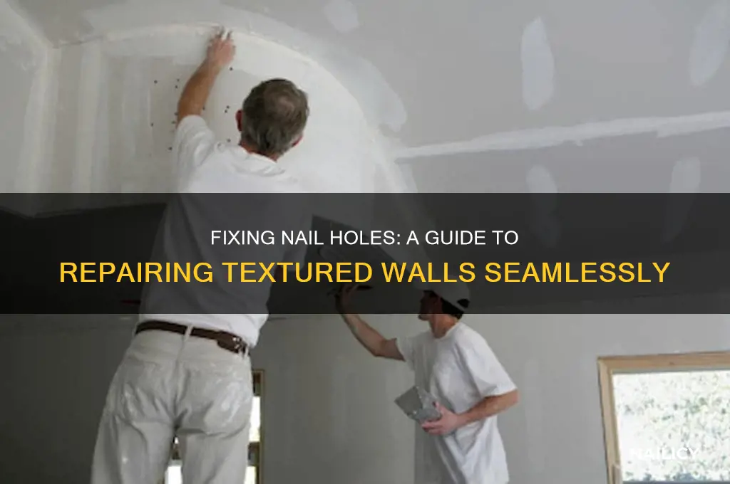 Fixing Nail Holes: A Guide To Repairing Textured Walls Seamlessly | Nailicy