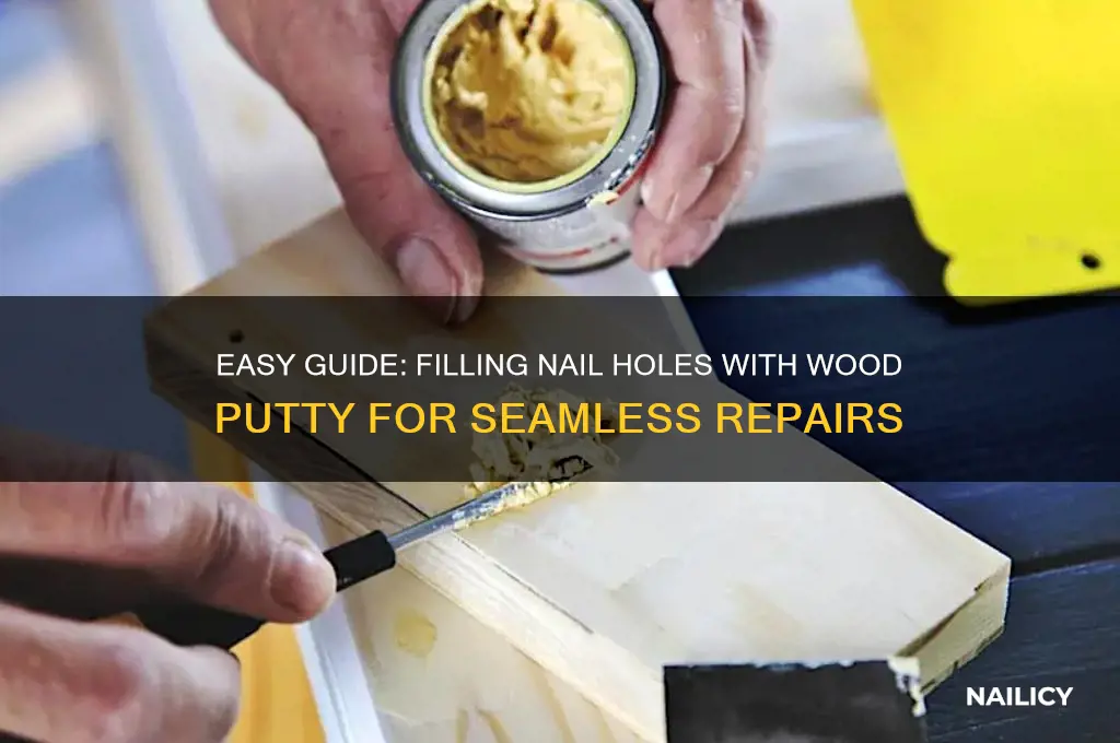 Easy Guide: Filling Nail Holes With Wood Putty For Seamless Repairs ...