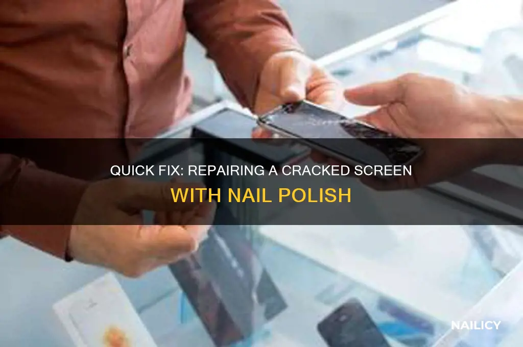 Quick Fix: Repairing A Cracked Screen With Nail Polish | Nailicy