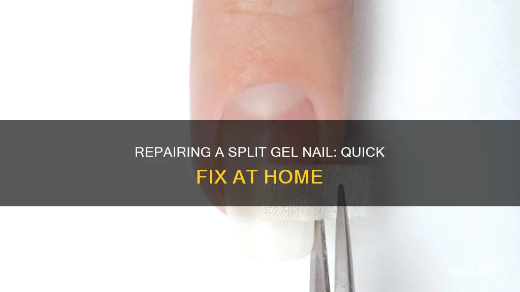 Repairing A Split Gel Nail: Quick Fix At Home | Nailicy