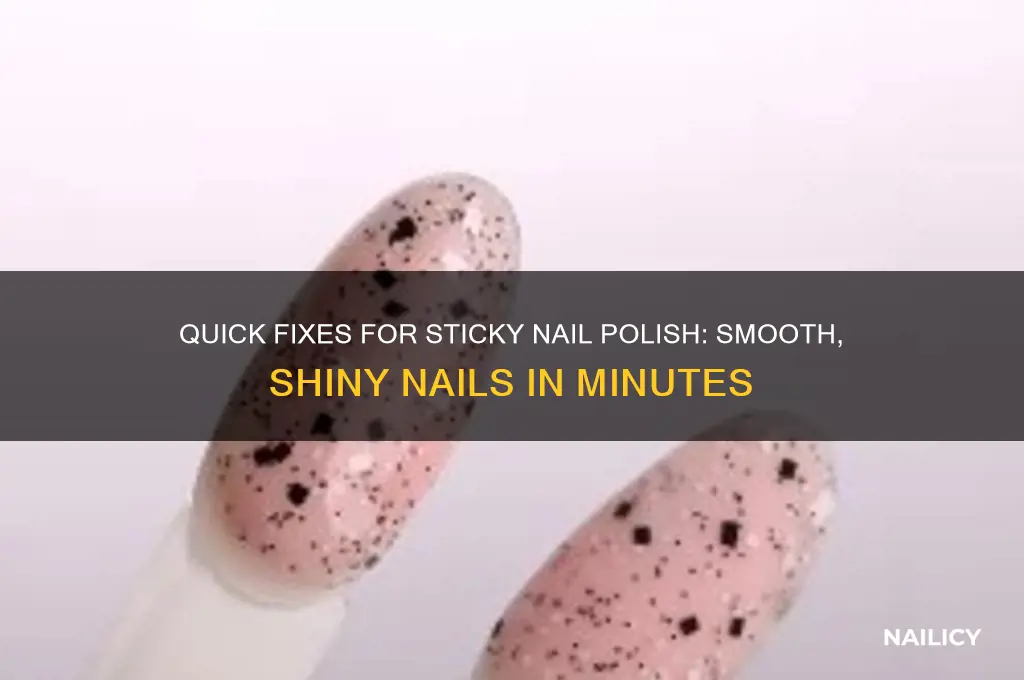 Quick Fixes For Sticky Nail Polish: Smooth, Shiny Nails In Minutes ...