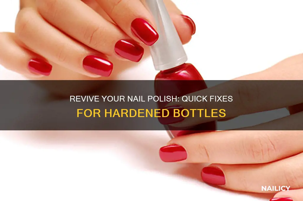 Revive Your Nail Polish: Quick Fixes For Hardened Bottles | Nailicy