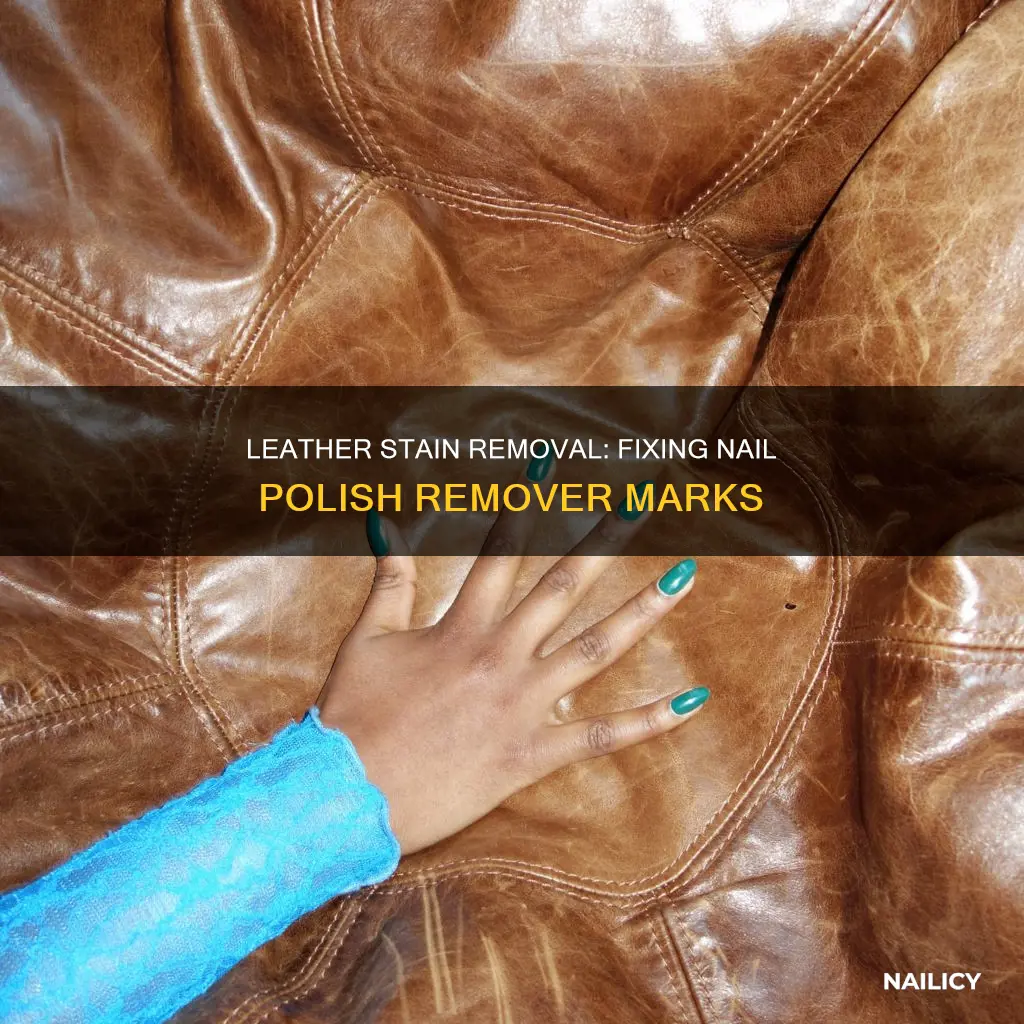 Leather Stain Removal: Fixing Nail Polish Remover Marks | Nailicy