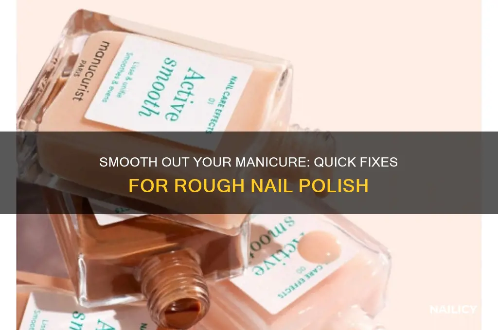Smooth Out Your Manicure: Quick Fixes For Rough Nail Polish | Nailicy
