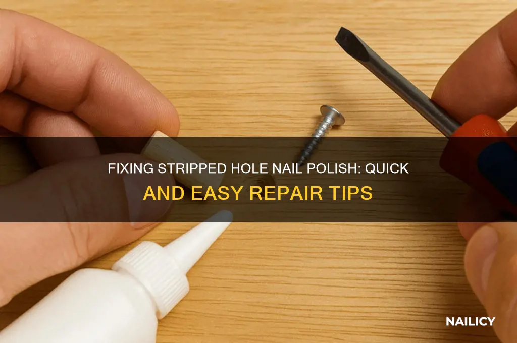 Fixing Stripped Hole Nail Polish: Quick And Easy Repair Tips | Nailicy