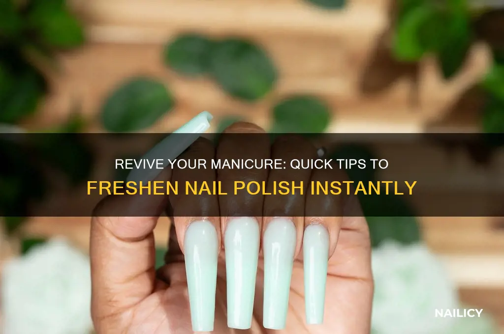 Revive Your Manicure: Quick Tips To Freshen Nail Polish Instantly | Nailicy