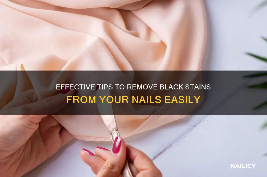 Effective Tips To Remove Black Stains From Your Nails Easily | Nailicy