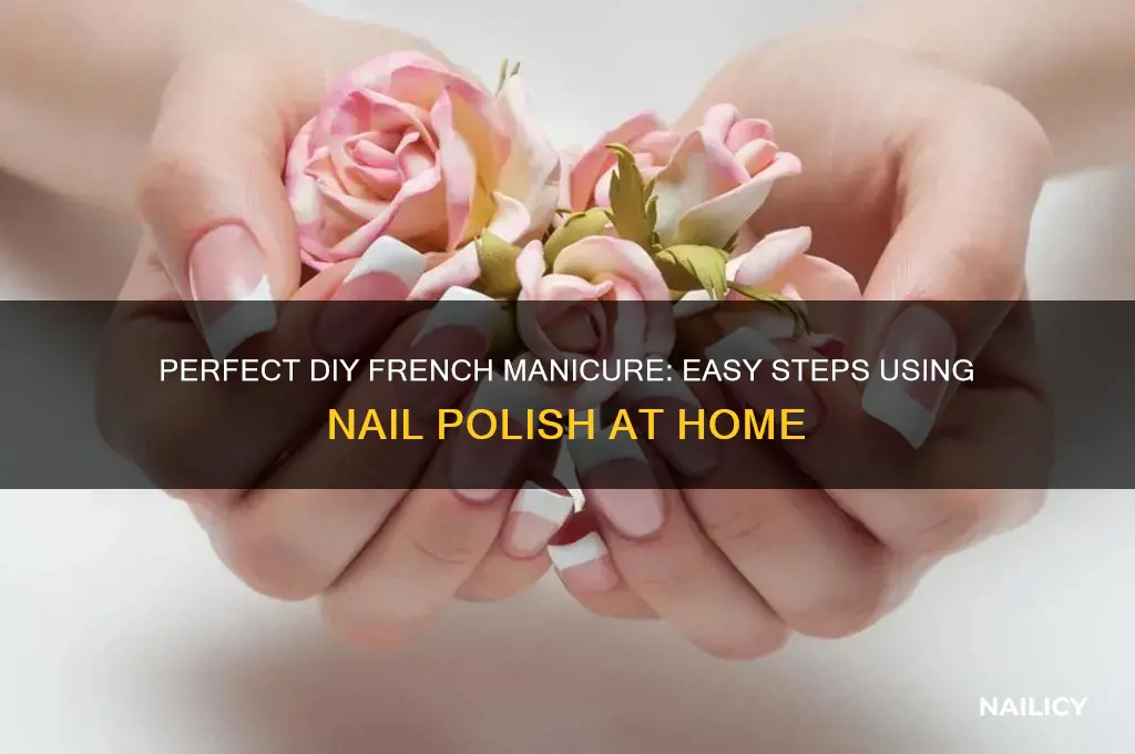 Perfect Diy French Manicure: Easy Steps Using Nail Polish At Home | Nailicy