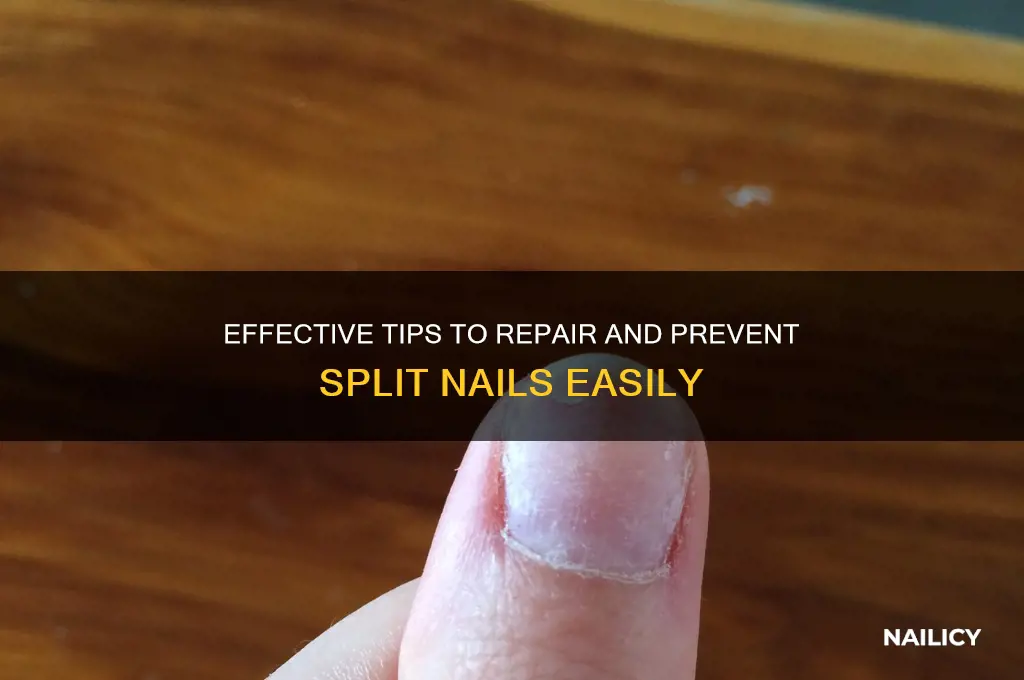 Effective Tips To Repair And Prevent Split Nails Easily | Nailicy