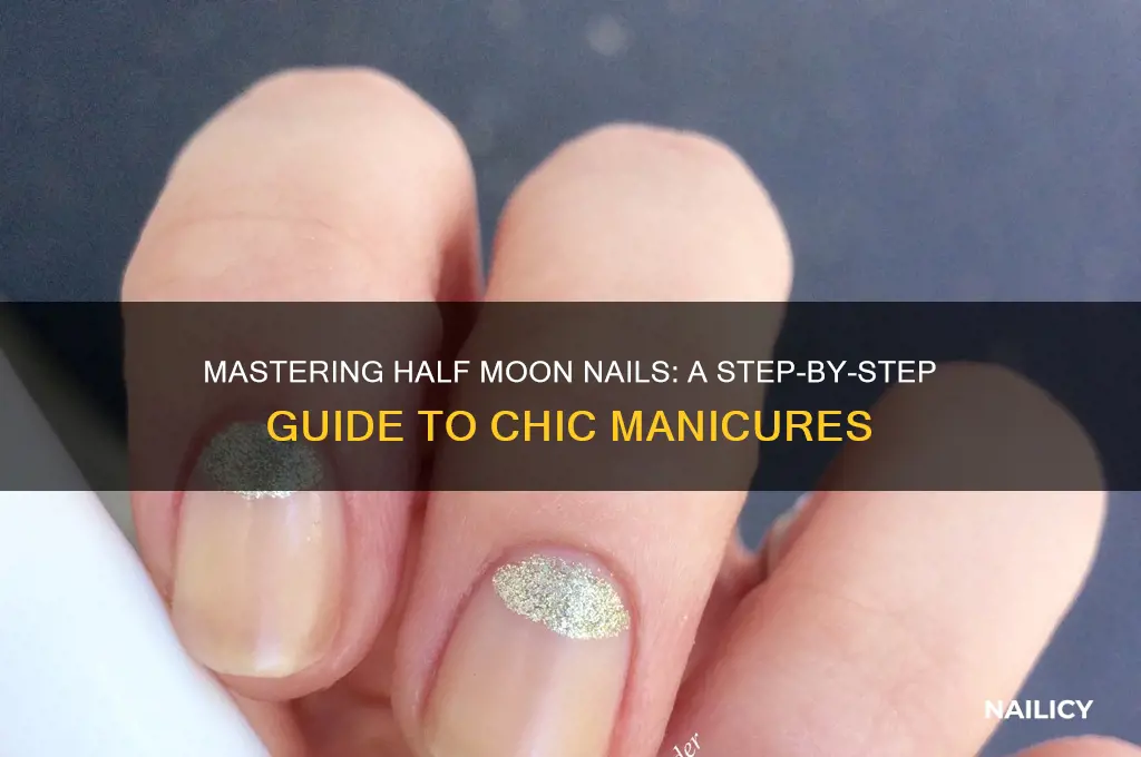 Mastering Half Moon Nails: A Step-By-Step Guide To Chic Manicures | Nailicy