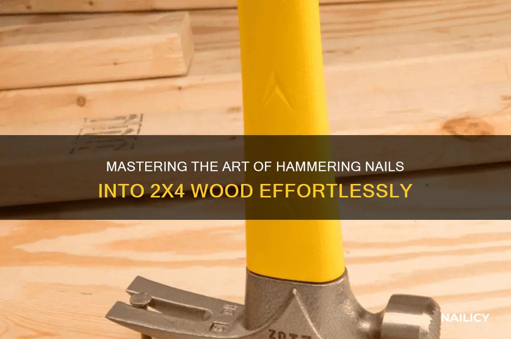 Mastering The Art Of Hammering Nails Into 2X4 Wood Effortlessly | Nailicy
