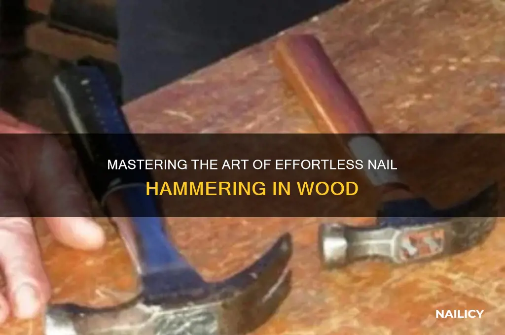 Mastering The Art Of Effortless Nail Hammering In Wood | Nailicy