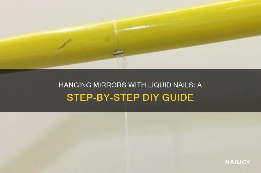 Hanging Mirrors With Liquid Nails: A Step-By-Step Diy Guide | Nailicy