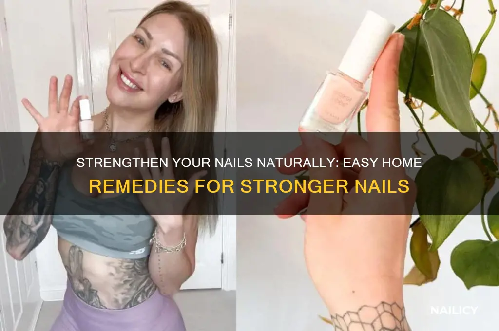 Strengthen Your Nails Naturally: Easy Home Remedies For Stronger Nails ...