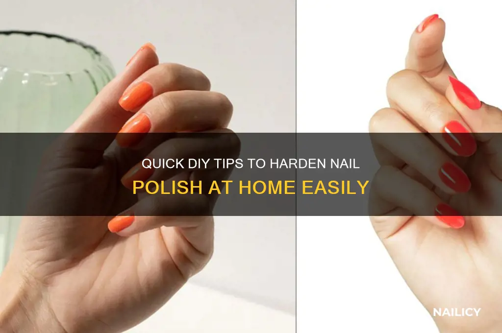 Quick Diy Tips To Harden Nail Polish At Home Easily | Nailicy