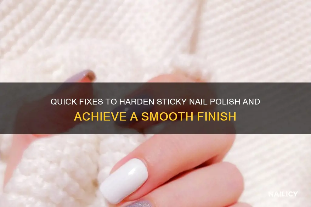 Quick Fixes To Harden Sticky Nail Polish And Achieve A Smooth Finish ...