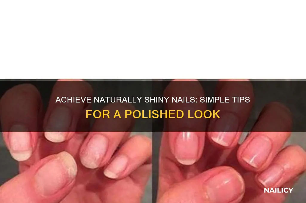 Achieve Naturally Shiny Nails: Simple Tips For A Polished Look | Nailicy