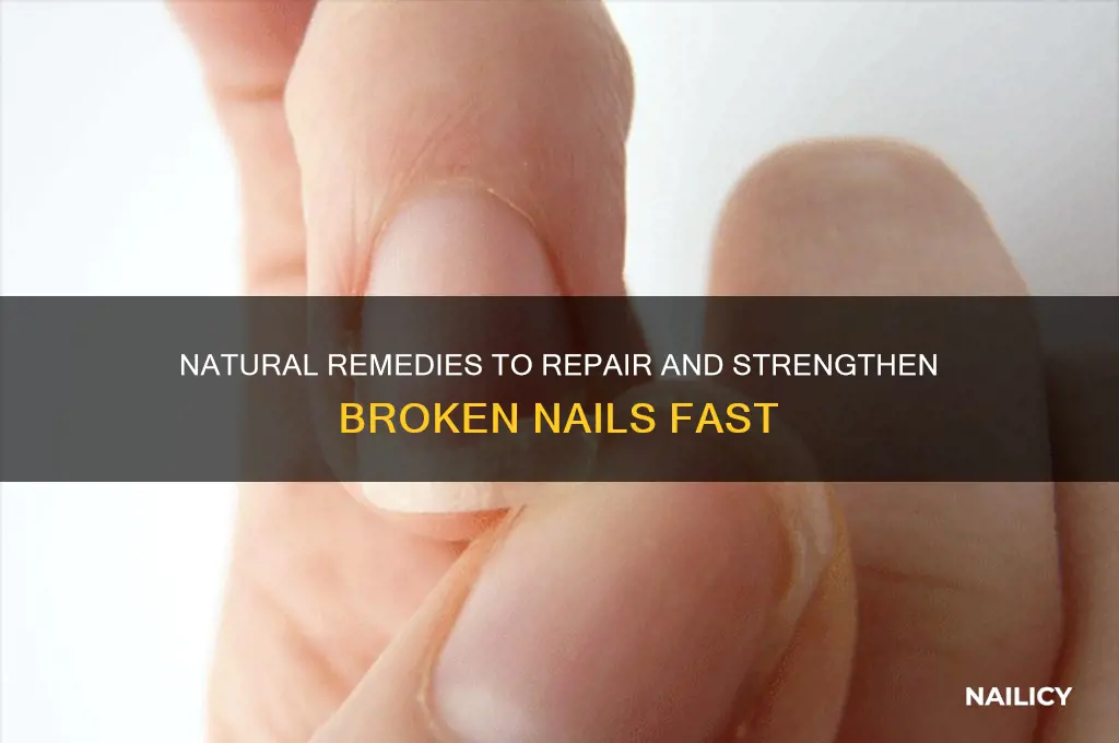 Natural Remedies To Repair And Strengthen Broken Nails Fast | Nailicy