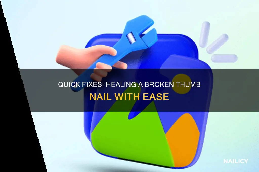 Quick Fixes: Healing A Broken Thumb Nail With Ease | Nailicy