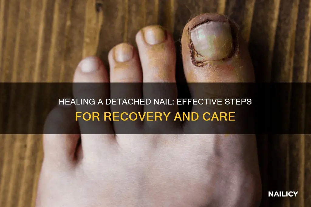Healing A Detached Nail: Effective Steps For Recovery And Care | Nailicy