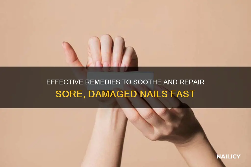 Effective Remedies To Soothe And Repair Sore, Damaged Nails Fast | Nailicy