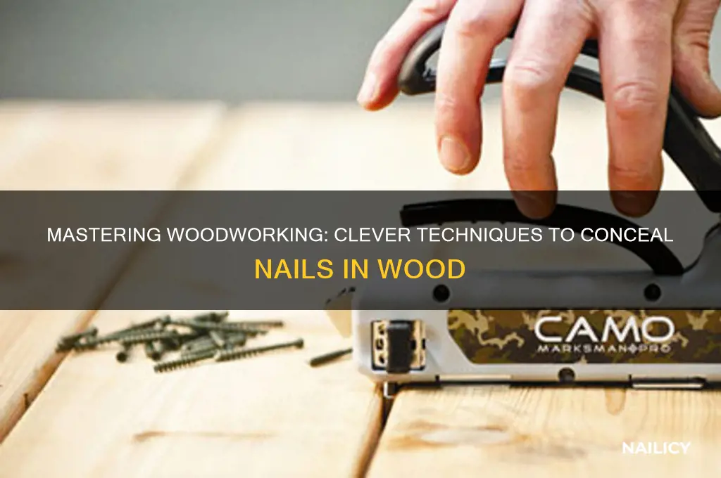 Mastering Woodworking: Clever Techniques To Conceal Nails In Wood | Nailicy