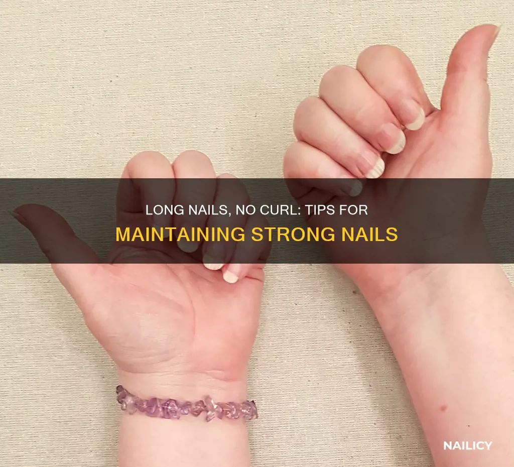 Long Nails, No Curl: Tips For Maintaining Strong Nails | Nailicy