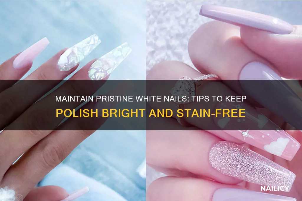 Maintain Pristine White Nails: Tips To Keep Polish Bright And Stain ...