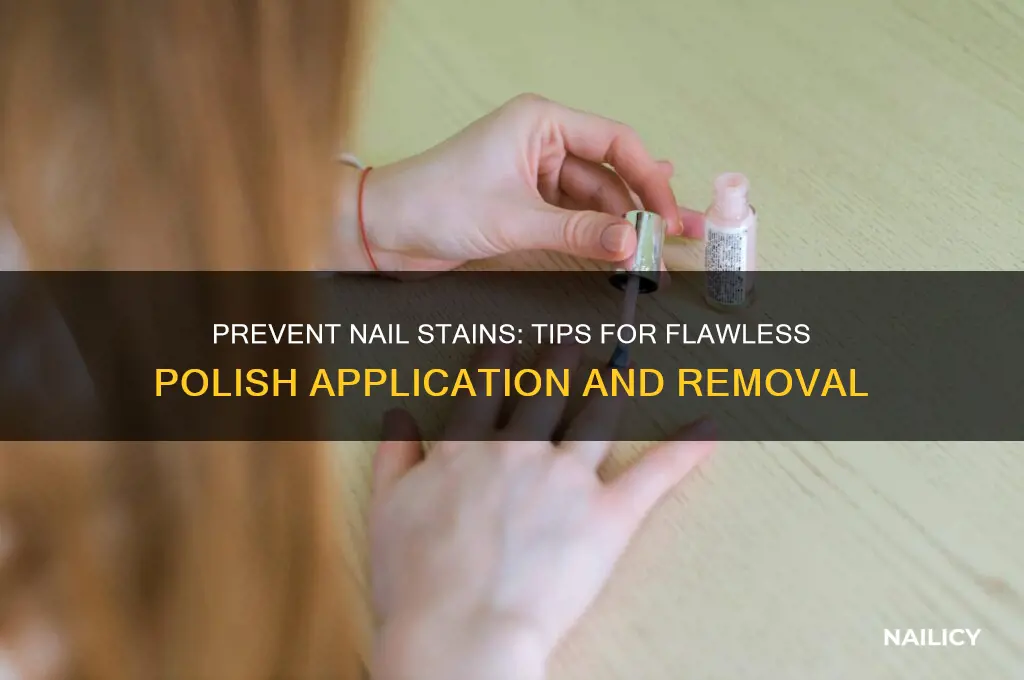 Prevent Nail Stains: Tips For Flawless Polish Application And Removal ...