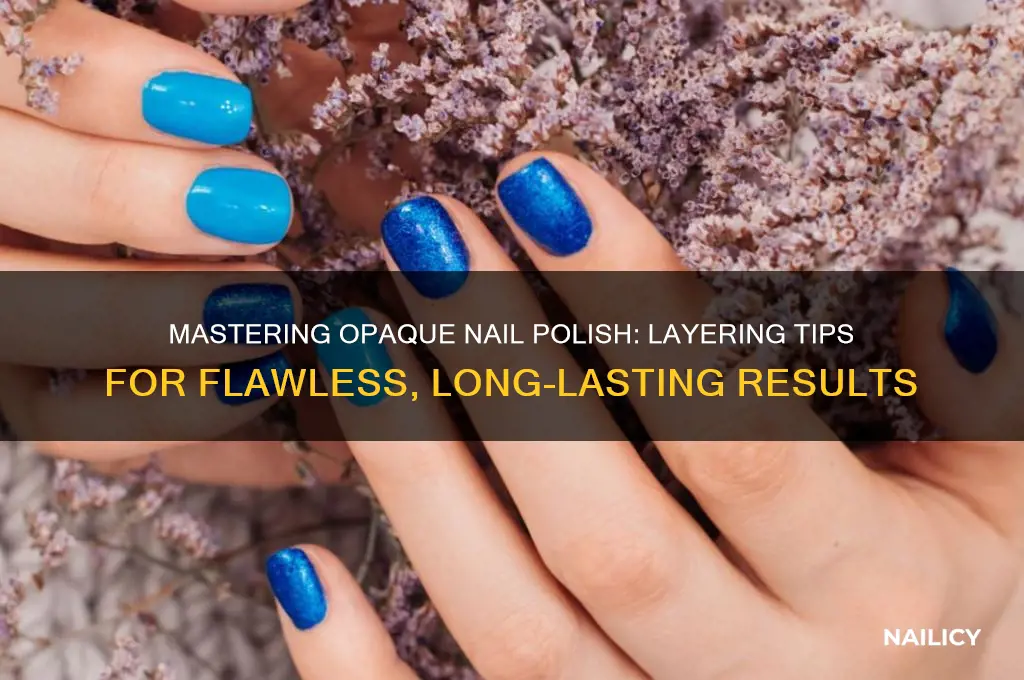 Mastering Opaque Nail Polish: Layering Tips For Flawless, Long-Lasting ...