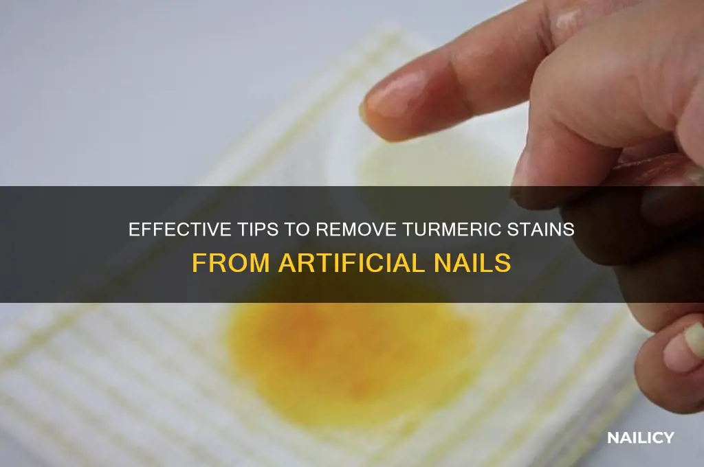 Effective Tips To Remove Turmeric Stains From Artificial Nails | Nailicy