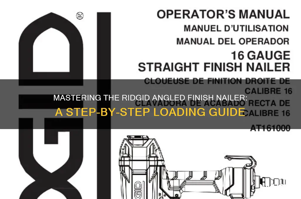 Mastering The Ridgid Angled Finish Nailer: A Step-By-Step Loading Guide ...