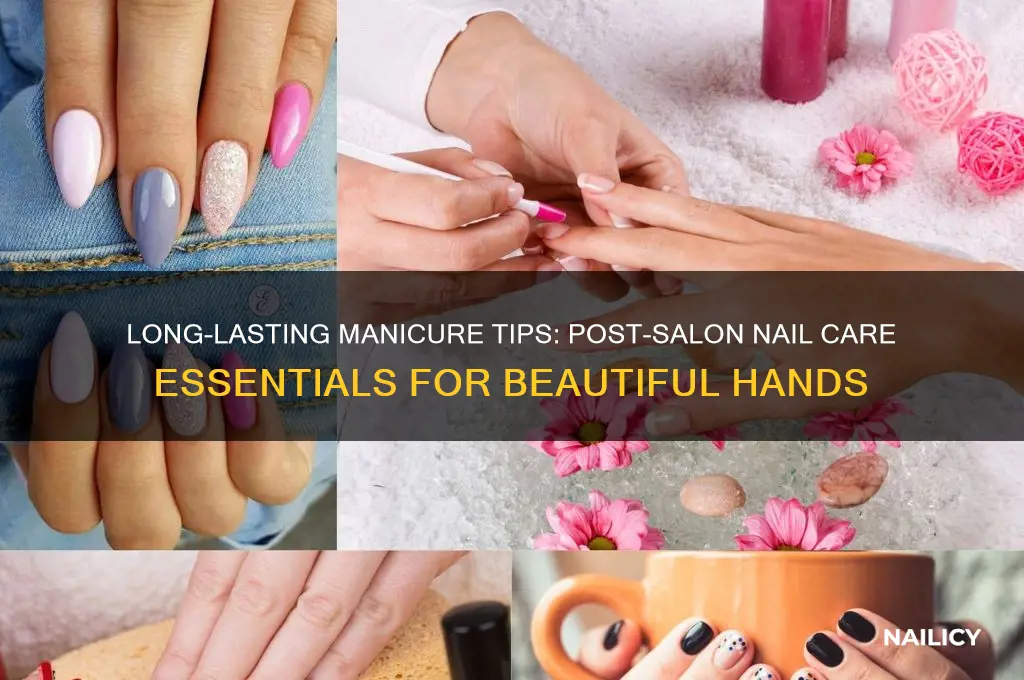 Long-Lasting Manicure Tips: Post-Salon Nail Care Essentials For ...
