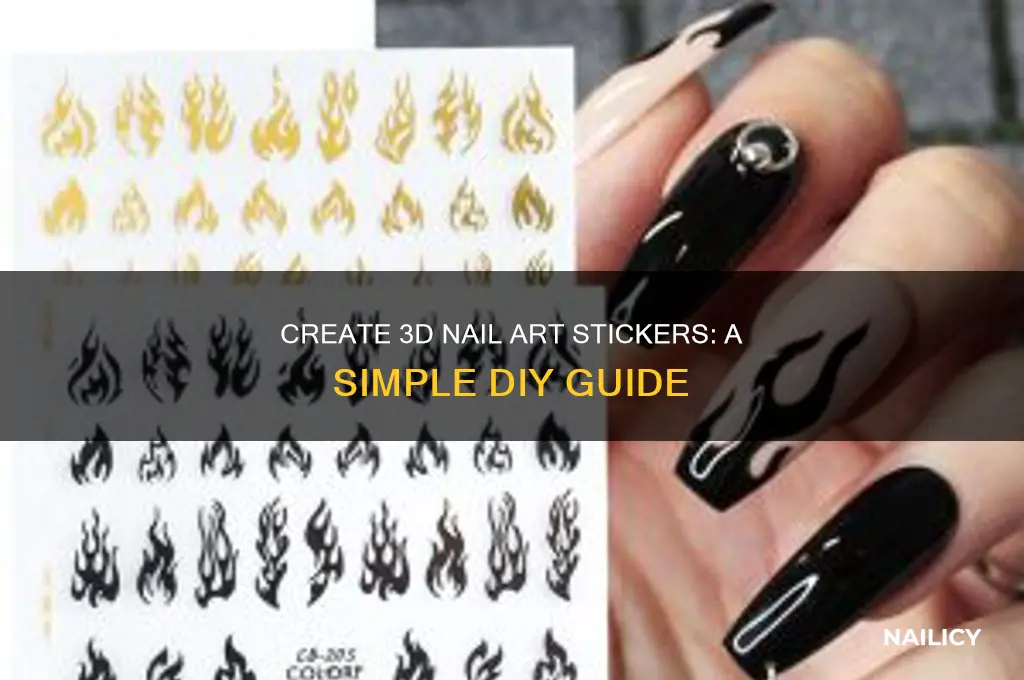 Create 3D Nail Art Stickers: A Simple Diy Guide | Nailicy
